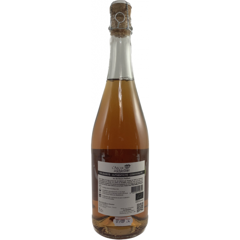 BIO - Jus de raisin Pétillant